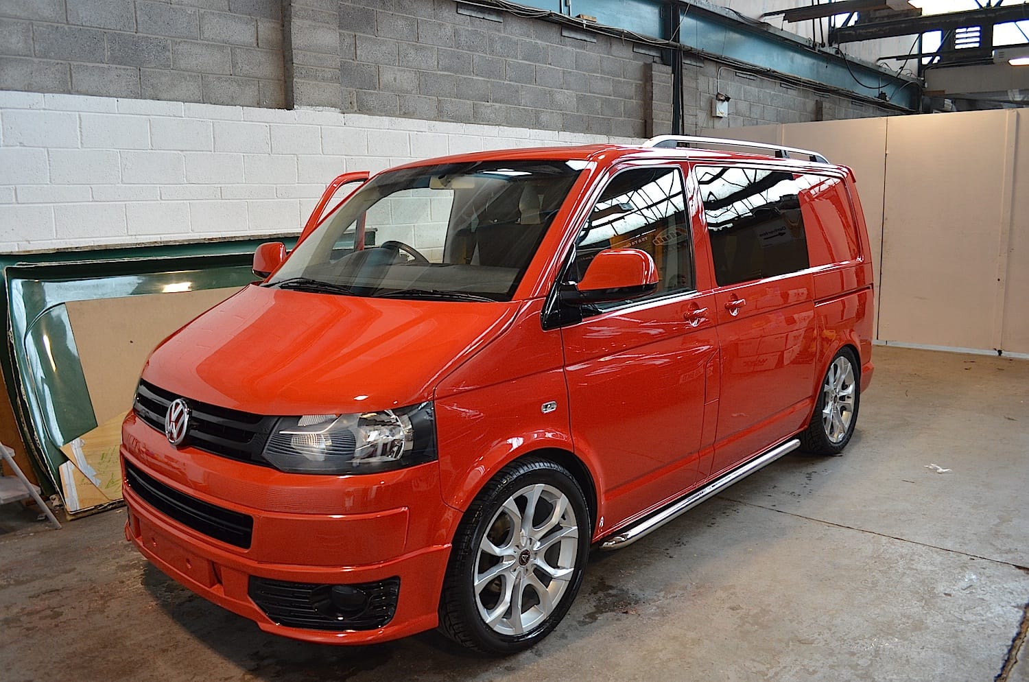 Red Face-Lift VW T5 Camper - Welsh Coast Campers